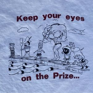 Hanes | Shirts | Vintage Hanes White Large Tshirt Keep Your Eyes On The ...